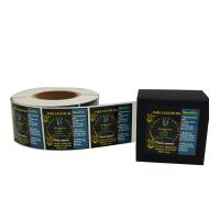 China Custom Logo Box Paper Labels Tag Vinyl Cosmetics Box Sticker Adhesive Printing Waterproof Labels Printing for sale