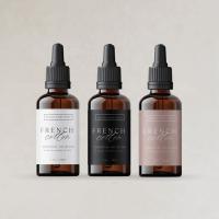China Custom Personalized Waterproof Glass Care Hair Growth Serum Oil Label Printed Self-adhesive Cosmetic Bottle Label Design 2023 for sale