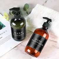 China Factory Price Custom Waterproof Pump Restroom Hand Liquid Dish Soap Plastic Bottle Label Body Shower Bottle Label Sticker for sale