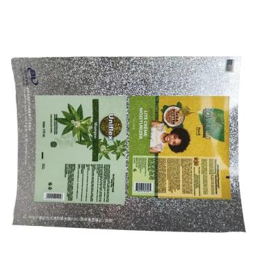 China Custom Printing Label Shining Vinyl Self-Adhesive Food Snacks Skincare Pet Products Beverage Bottle Packaging Labels for sale