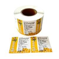 China High Quality Custom Logo Design Printable Private Label Food Containers Tear-resistant Milk Sugar Bottle Sticker Packaging Label for sale