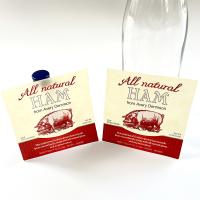 China Custom Printed  Food Private Label Brand Vinyl Transparent Clear Label Logo Sticker for Animal Images Medical Label for sale