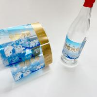 China 2024 Custom Transparent Water Bottle Labels Sticker Vinyl Waterproof Clear Gold Foil Logo Mineral Water Label Design for sale