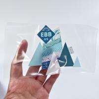 China Custom Printed Jar Labels Water Bottle Private Label Sticker Clear Transparent Water Packaging Label Sticker for sale