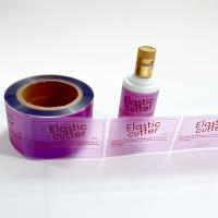 China Custom Printed  Logo Waterproof Adhesion Vinyl Sticker Clear Label Transparent Water Bottle Labels Roll for sale