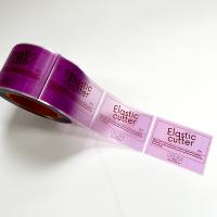 China Custom Printed  Logo Waterproof Adhesion Vinyl Sticker Clear Label Transparent Water Bottle Labels Roll for sale