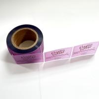 China Custom Printed  Logo Waterproof Adhesion Vinyl Sticker Clear Label Transparent Water Bottle Labels Roll for sale