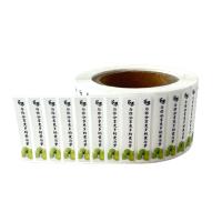 China Custom Made Brand Logo Biodegradable Paper Durable Sun Catcher Sticker Vinyl Flower Box Sealing Label Sticker Roll 2023 for sale