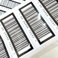 China Custom Factory Price Coated Paper Glossy Adhesive Custom Printing Price Barcode Label Sticker Sheet With Serial Number for sale