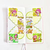China Cute Cartoon Activity Life Handbook Sticker Kids Reusable Peel Off DIY Laptop Luggage Phone Toys Decals Wholesale for sale