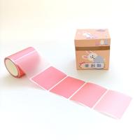 China Multiple Color Options Self-adhesive Label Sticker Memo Notes Scrapbook Pull-out Labels Rolls 126 Stickers Writable for sale
