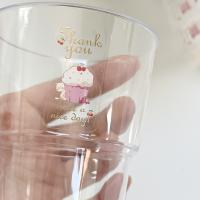 China High Quality Personalized Transparent Waterproof Vinyl Adhesive Sticker Labels UV Printed for Beverages & Perfumes Cup Use for sale
