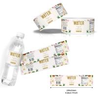 China Custom Print Durable Waterproof Labels Sticker Logo Printed Long-lasting Adhesive Water Beverage Bottle Label Sticker Roll for sale