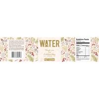 China Custom Transparent White PVC Vinyl Self-Adhesive Logo Sticker Waterproof Scratch-Off Water Bottle Packaging Label for Wholesaler for sale