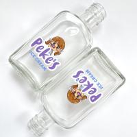 China Customized  Ice-cream Brand Label Clear Printing Waterproof Transparent Logo for Bottle for sale