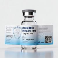 China Custom Spot UV Roll Peptide Temperature Label Vial 3ml 5ml 7ml 10 ml Packaging Labels Vinyl Stickers Pegatinas Etiqueta Adhesiva for sale