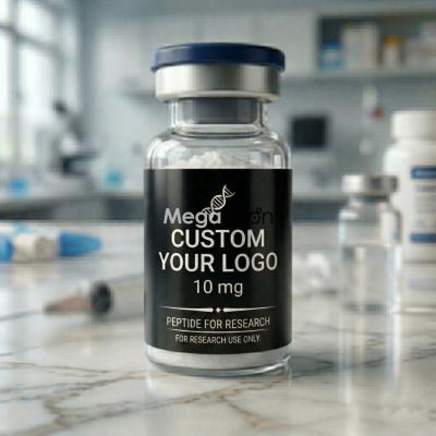 China Custom Oem Odm 10ml 3ml Vinyl Cosmetic Packaging Labels Peptide Powder Vial Labels for Lab Research Use for sale