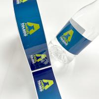 China Custom Print Brand Waterproof Vinyl Water Bottle  Label Stickers Adhesive Juice Bottle Packing Label Sticker Roll Wholesale for sale