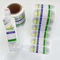 China Manufacturer Wholesale Waterproof Die Cut Press Cold Juice Sticker Logo Clear Printing Water Bottle Packaging Label for sale