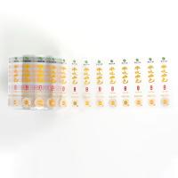 China Custom Logo Printed Waterproof Vinyl Adhesive Transparent PVC Fruit Juice Beverage Water Glass Plastic Bottle Stickers Labels for sale