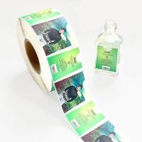 China Factory Custom Embossed Private Label Packaging Set Alcoholic Whisky Juice Beer Mineral Water Drink Bottle Packaging Labels for sale