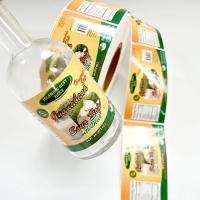 China Chinese Factory Custom Vinyl Printed Waterproof Logo Stickers Custom Label Juice Water Bottle Label for sale