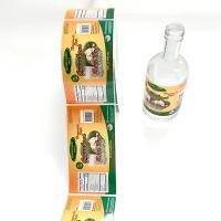 China Chinese Factory Custom Vinyl Printed Waterproof Logo Stickers Custom Label Juice Water Bottle Label for sale