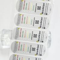China High Quality Juice Sticker Logo Clear Printing Water Bottle Packaging Label Custom Juice Bottle Labels for sale