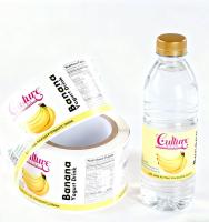 China Custom Waterproof Adhesive Personalized Juice Bottle Waterproof Packaging Label Vitamin Enhanced Water Label for sale