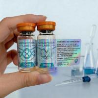 China Factory OEM ODM 2ml 5ml 10ml Vial Bottle Sticker Custom Logo Holographic Label for Glass Vial Labels for sale