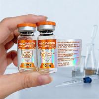China Custom 3ml 10ml Durable Holographic Adhesive Laminate Vial Bottle Labels Premium Vinyl Sticker Labels for sale