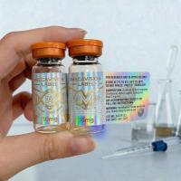 China Personalized Multi Color Holographic Waterproof Adhesive Sticker Label for 2ml 3ml Vial Glass Bottle Packaging Labels for sale