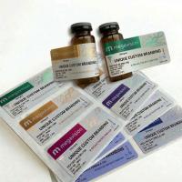 China Custom Logo Printing Small Glass Vial Bottle Oil Proof Holographic Waterproof Adhesive Sticker Packaging Label for Lab for sale