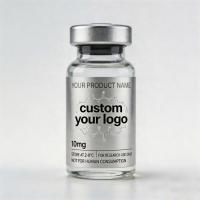 China Custom Hot Stamping Sticker for 3ml 5ml 7ml 10ml Vial Waterproof Vinyl Paper Label for Glass Bottle Laboratory for sale