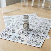 China Oem Odm Hologram Sticker Custom Labels Glass Bottles 3Ml 5Ml 10Ml Vial Bottle Labels for sale