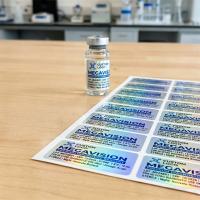 China Oem Odm Hologram Sticker Custom Labels Glass Bottles 3Ml 5Ml 10Ml Vial Bottle Labels for sale