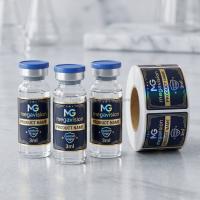 China Custom logo Printed Research Use Only Hologram Vial Labels Stickers for Laboratory Glass Bottle for sale