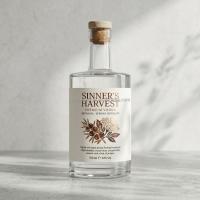 China High End Elegant Tailored Custom Gin Tequila Mezcal Rum Bottle Labels Small Quantity Custom Order Hot Stamping Gold Foil for sale