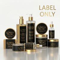 China Custom Manufacturer High Grade Printing Bottle Logo Sticker Perfume Cosmetic Lotion Oil Cream Shampoo Labels for sale