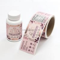 China Custom Printed Health Care Labels for Women Wellness Supplement Bottles Jars and Nutrition Plastic Bottles for sale