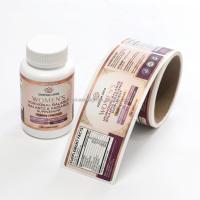 China Custom Printed Health Care Labels for Women Wellness Supplement Bottles Jars and Nutrition Plastic Bottles for sale