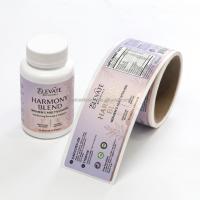 China Custom Printed Health Care Labels for Women Wellness Supplement Bottles Jars and Nutrition Plastic Bottles for sale
