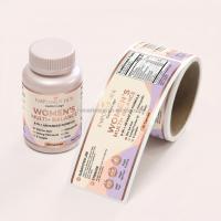 China Custom Premium Women Supplement Label Printing for Sports Nutrition Vitamin Protein and Herbal Packaging Bottles for sale