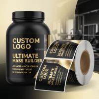 China Premium Protein Supplement Labels Custom Printing for Fitness and Nutrition Products for sale