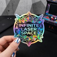 China Custom Creative Hologram Security Stickers for Cosmetics Electronics Luxury Packaging for sale