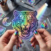 China Customized Printing logo 3d Hologram Sticker Label for sale