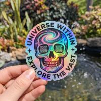 China New Arrival Ant-Anti-ounterfeit Security 3D Hologram Sticker Holographic Label for Cosmetics Skincare Customized logo Printing for sale