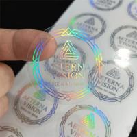 China New Arrival Ant-Anti-ounterfeit Security 3D Hologram Sticker Holographic Label for Cosmetics Skincare Customized logo Printing for sale