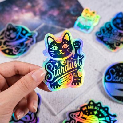 China Anti-Anti-ounterfeiting Security 3D Qr Code Hologram Sticker Holographic Label for Electronics Custom logo Printing for sale