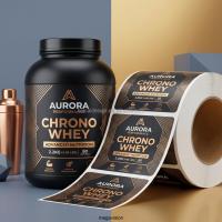 China Custom Protein Packaging Labels for Fitness Sports Supplements and Nutritional Products for sale